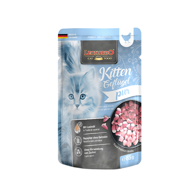 Leonardo Kitten Poultry 85g - Aquapet